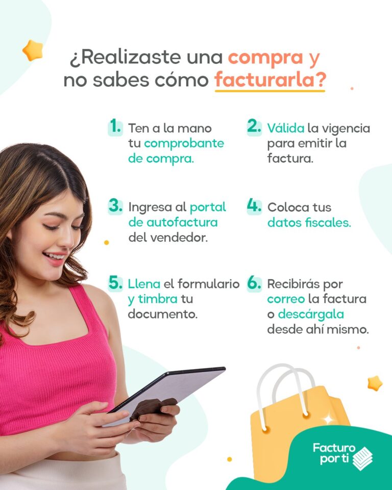 ¿Cómo hacer la autofacturación? - FacturoPorTi